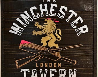 Cast Iron WINCHESTER Sign Plaque! Gun Rifle Advertising Sign! Heavy ...