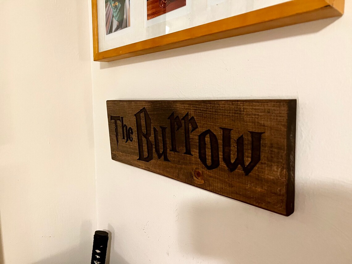 The Burrow Sign - Etsy