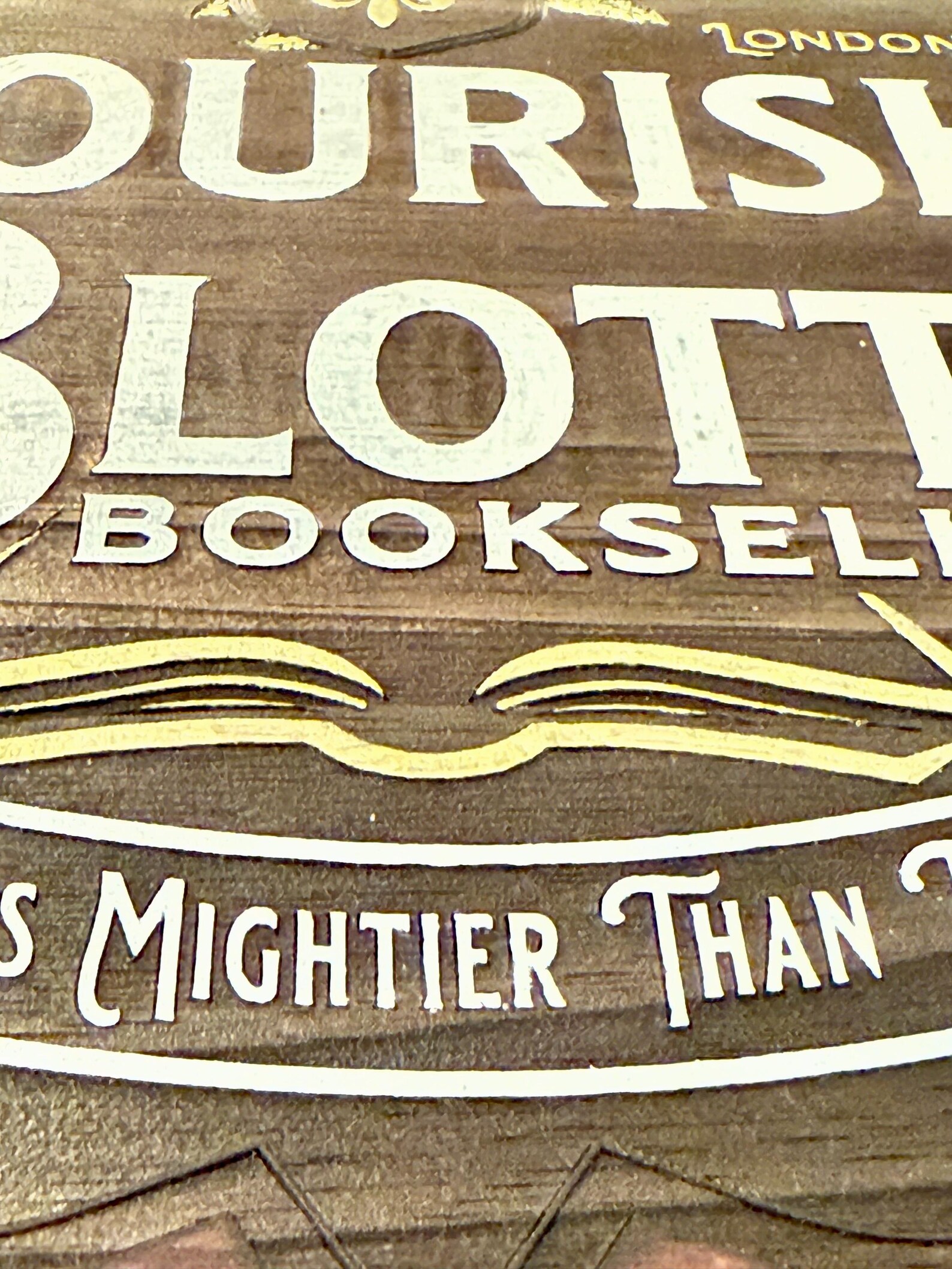 Magical Bookstore Sign- Wizardly Fan Art! - Etsy