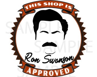 Ron Swanson Mustache Svg - Etsy