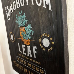 Longbottom Leaf Sign - Etsy