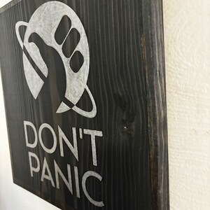 DON'T PANIC Sign - Etsy