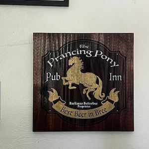 Prancing Pony Inn Sign - Etsy
