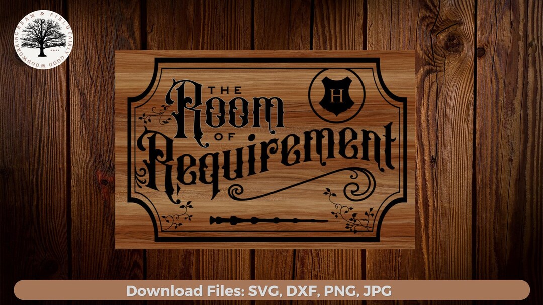 The "room of Requirement" Sign Art Files- Jpg, Dxf, Png, Svg - Etsy