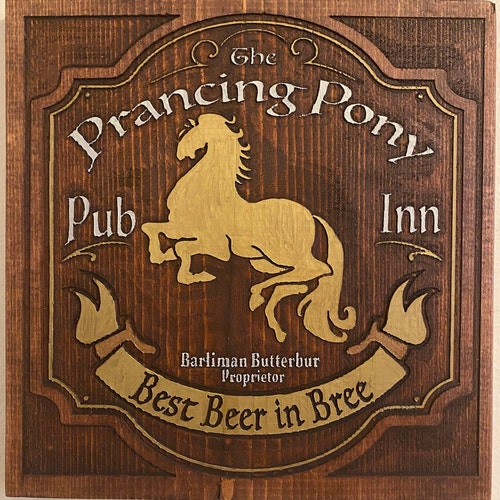 Prancing Pony Inn Sign - Etsy
