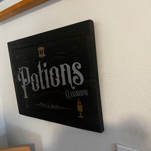Potions Classroom Sign Wizardly Fan Art - Etsy