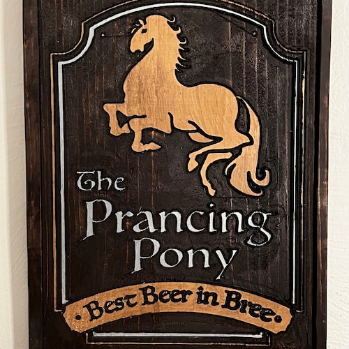 Prancing Pony Inn Sign - Etsy