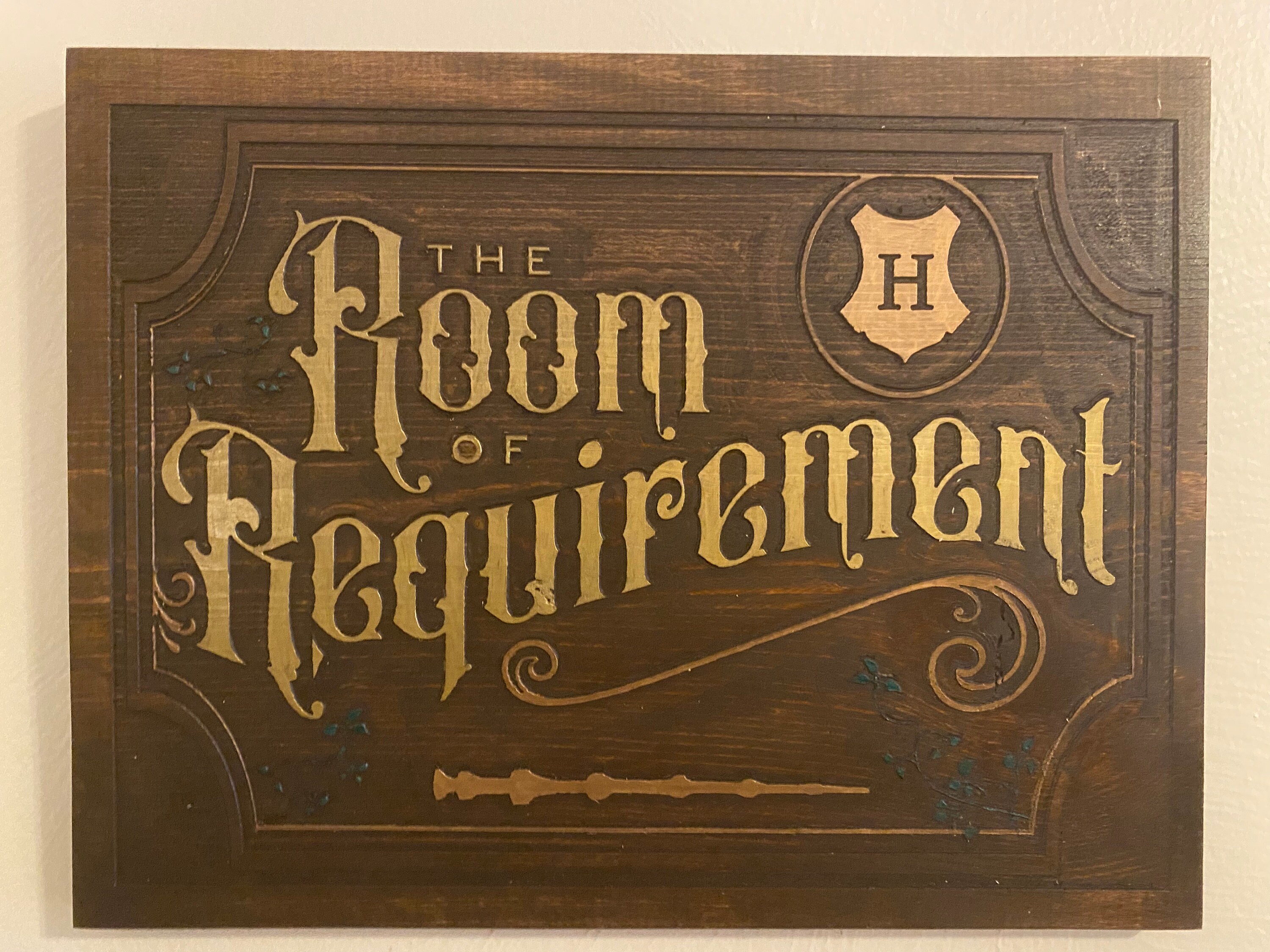 The room of Requirement Sign Wizardly Fan Art - Etsy