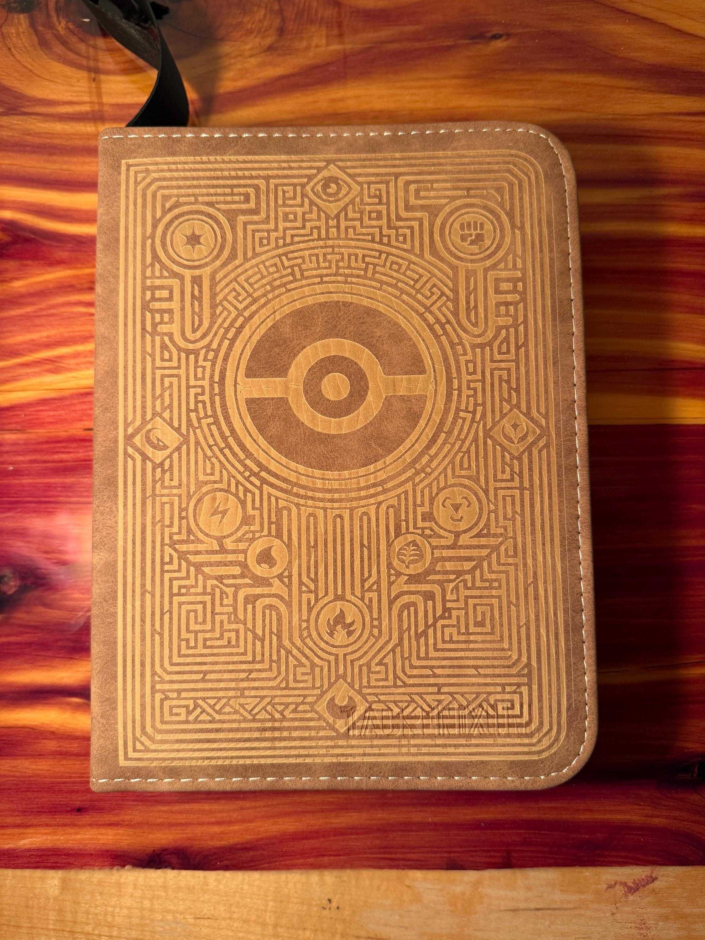 Pokémon Custom Ancient Mew Inspired Mini Binder - 4 Cards per Page - Etsy