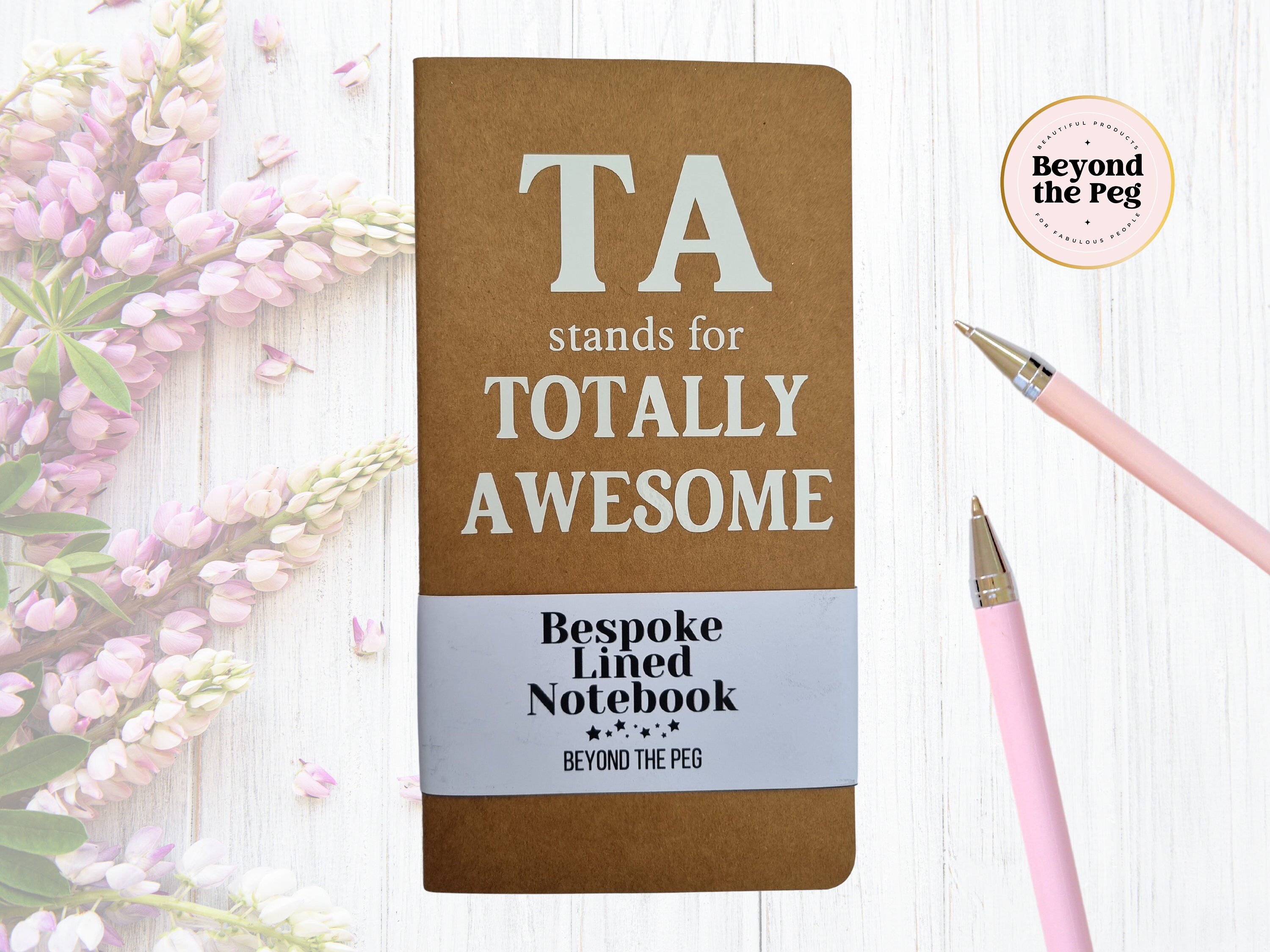 TA Stands for Totally Awesome, Teaching Assistant Gift, Kraft Paper ...