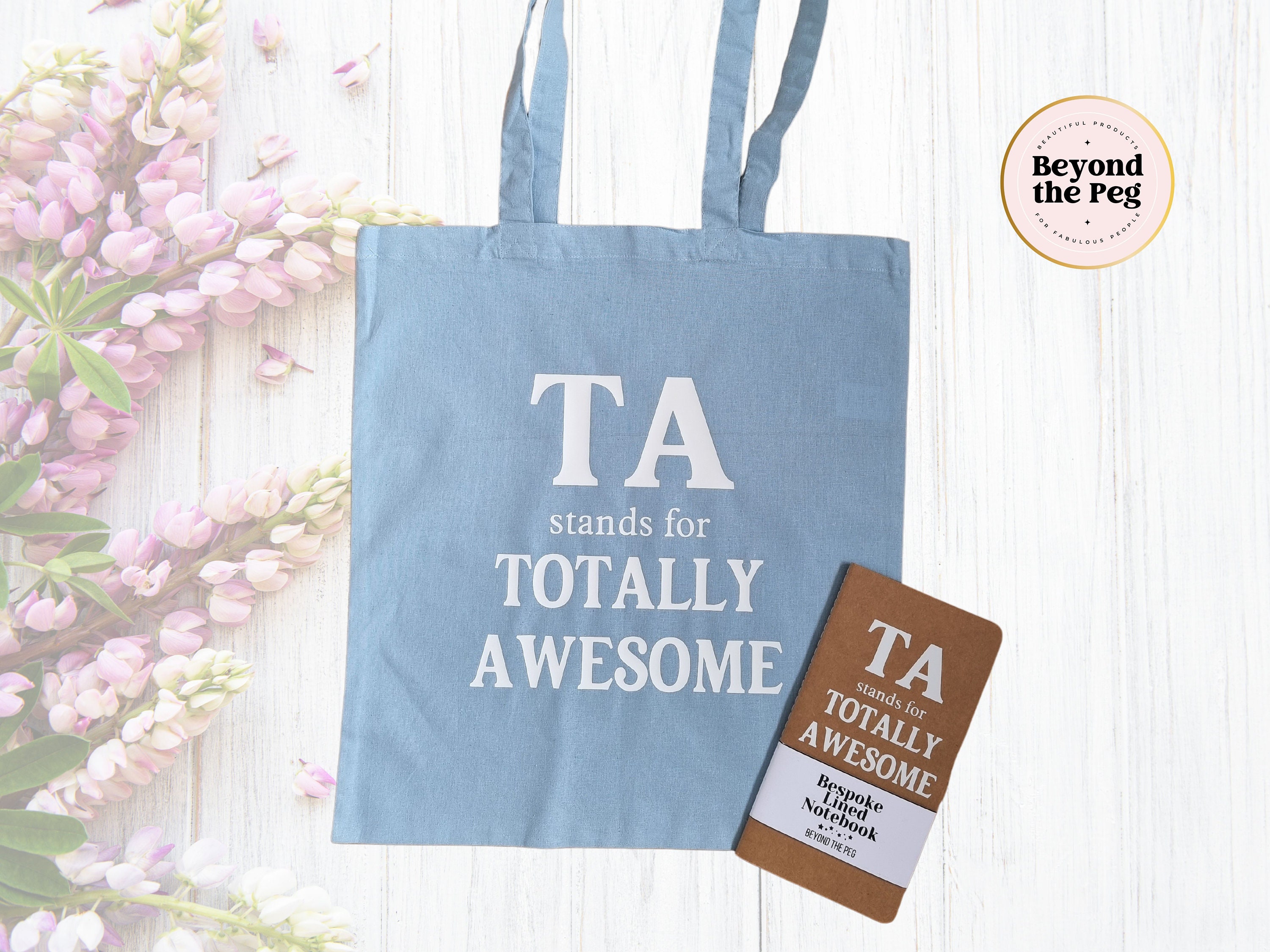 TA Stands for Totally Awesome, Teaching Assistant Gift, Kraft Paper ...