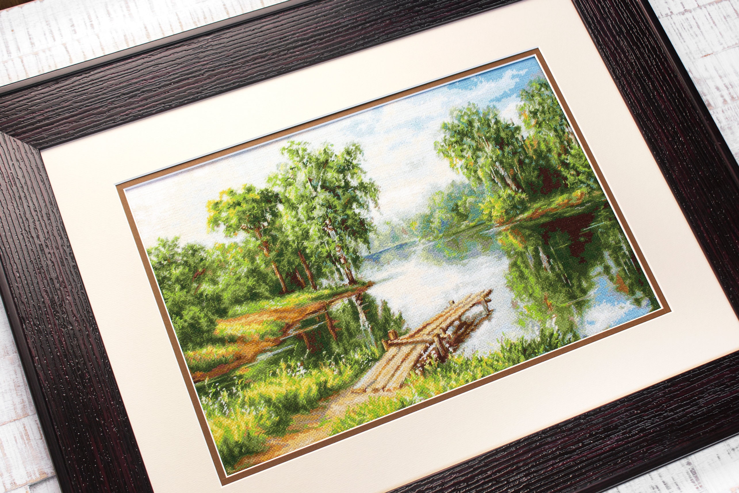 Cross Stitch Kit Luca-s - A Cool Place, B548 - Etsy