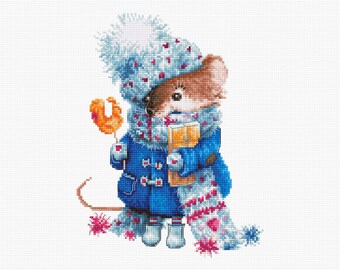 Luca-s / B1156 Cardinal 10x9cm / Cross Stitch Kit - Etsy