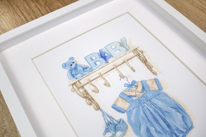 Cross Stitch Kit Luca-s Baby Boy Birth B1174 - Etsy