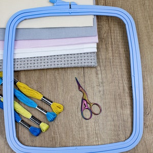Embroidery Hoop Nurge, Square Cross Stitch Hoop, Needlecraft Hoop - Etsy
