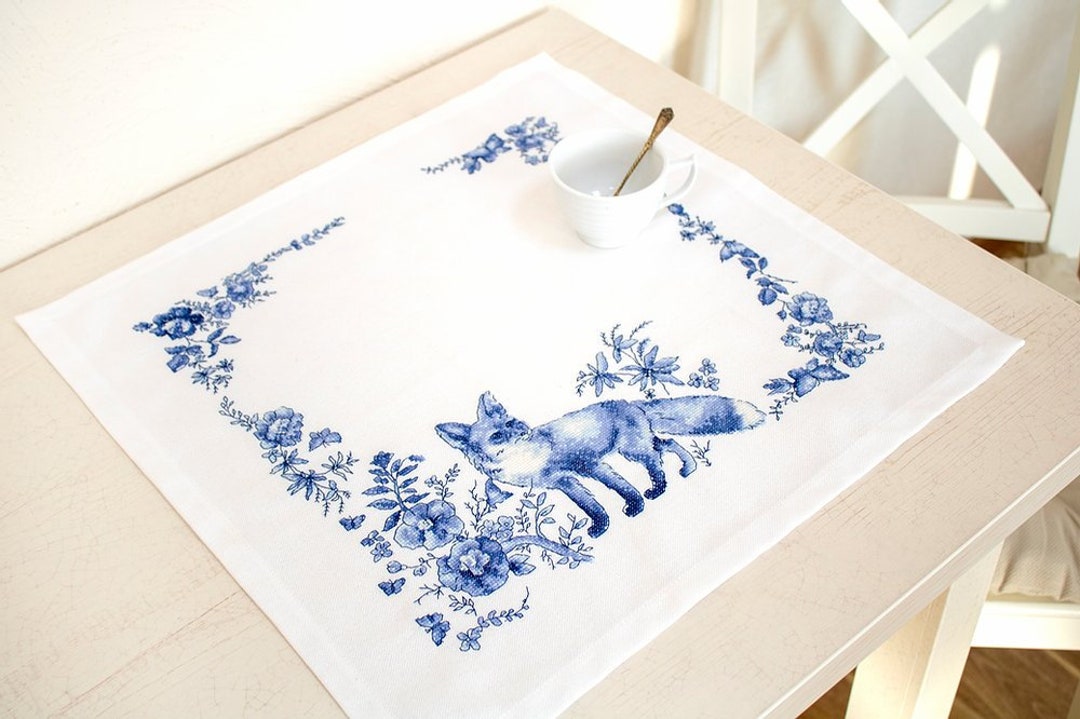 Table Topper - Cross Stitch Kit Table Cloth, FM023 - Etsy