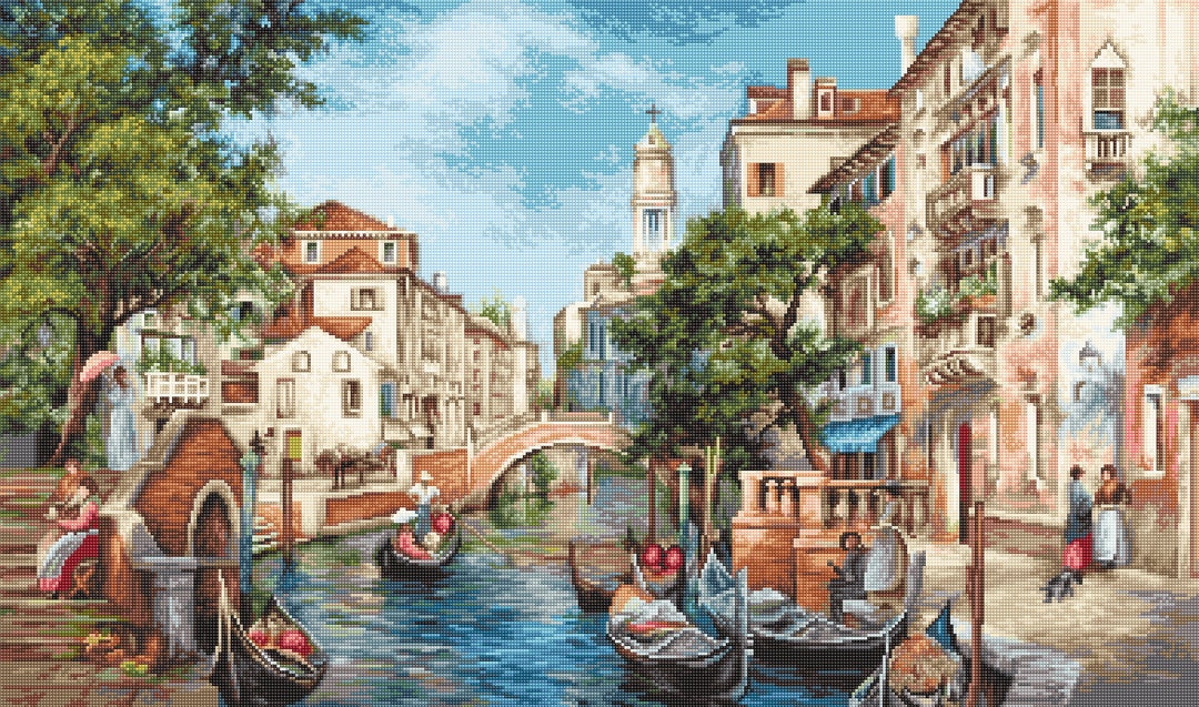 Petit Point Kit Luca-s - the Streets of San Polo, G589 - Etsy