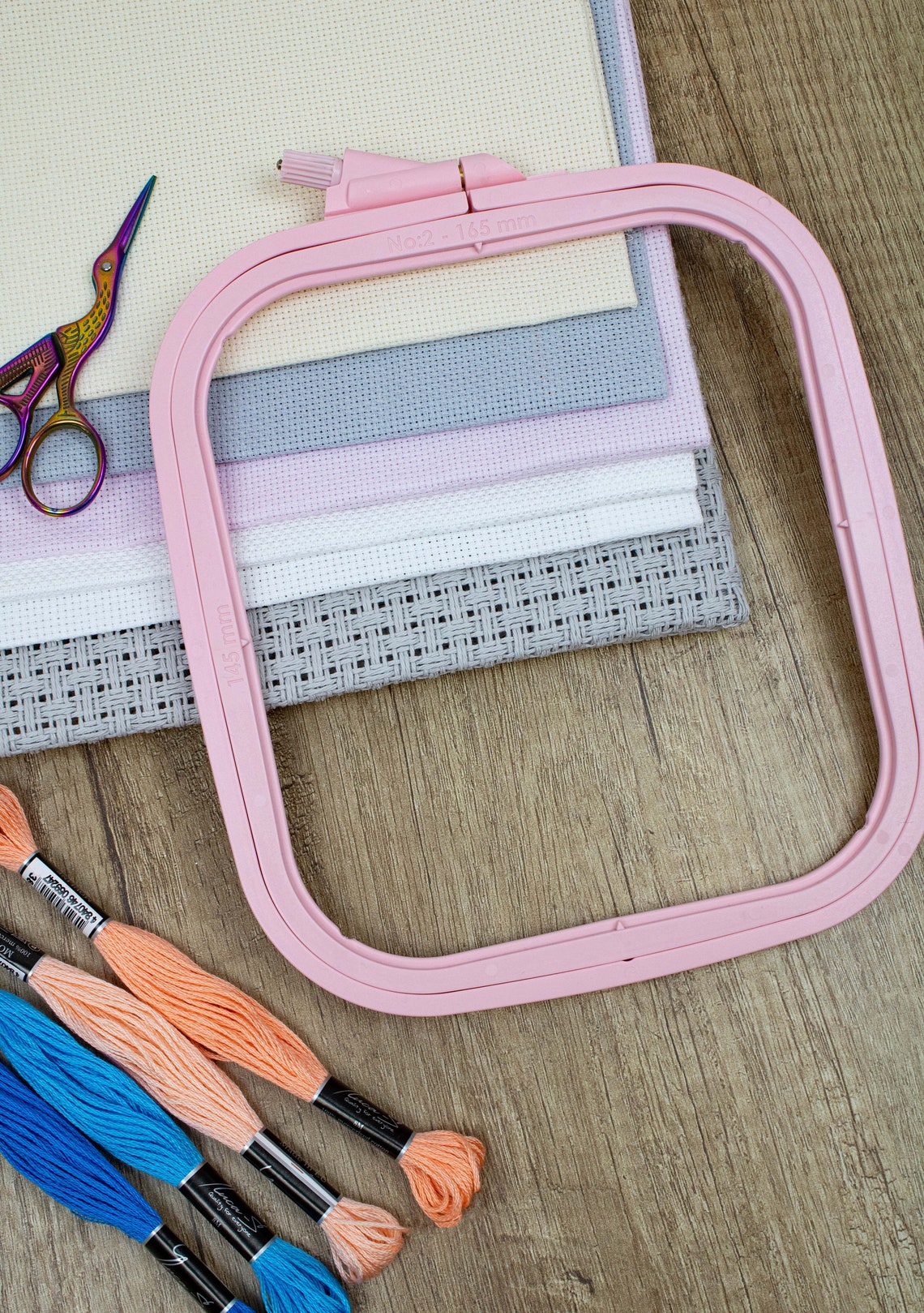 Embroidery Hoop Nurge Square Cross Stitch Hoop - Etsy