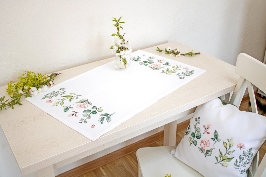 Table Topper - Cross Stitch Kit Table Cloth, FM019 - Etsy