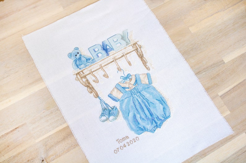 Cross Stitch Kit Luca-s Baby Boy Birth B1174 - Etsy