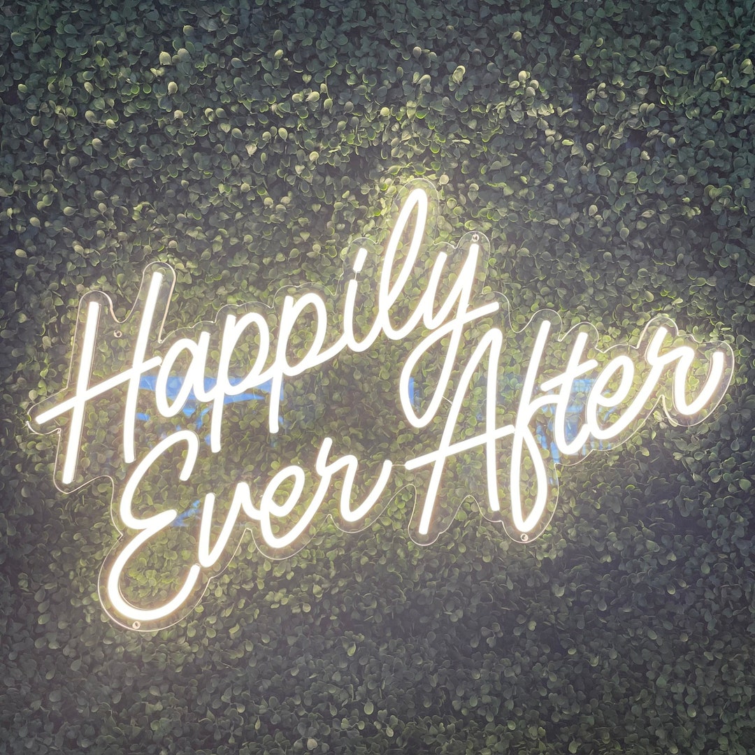 Happily Ever After Neon Sign - Etsy