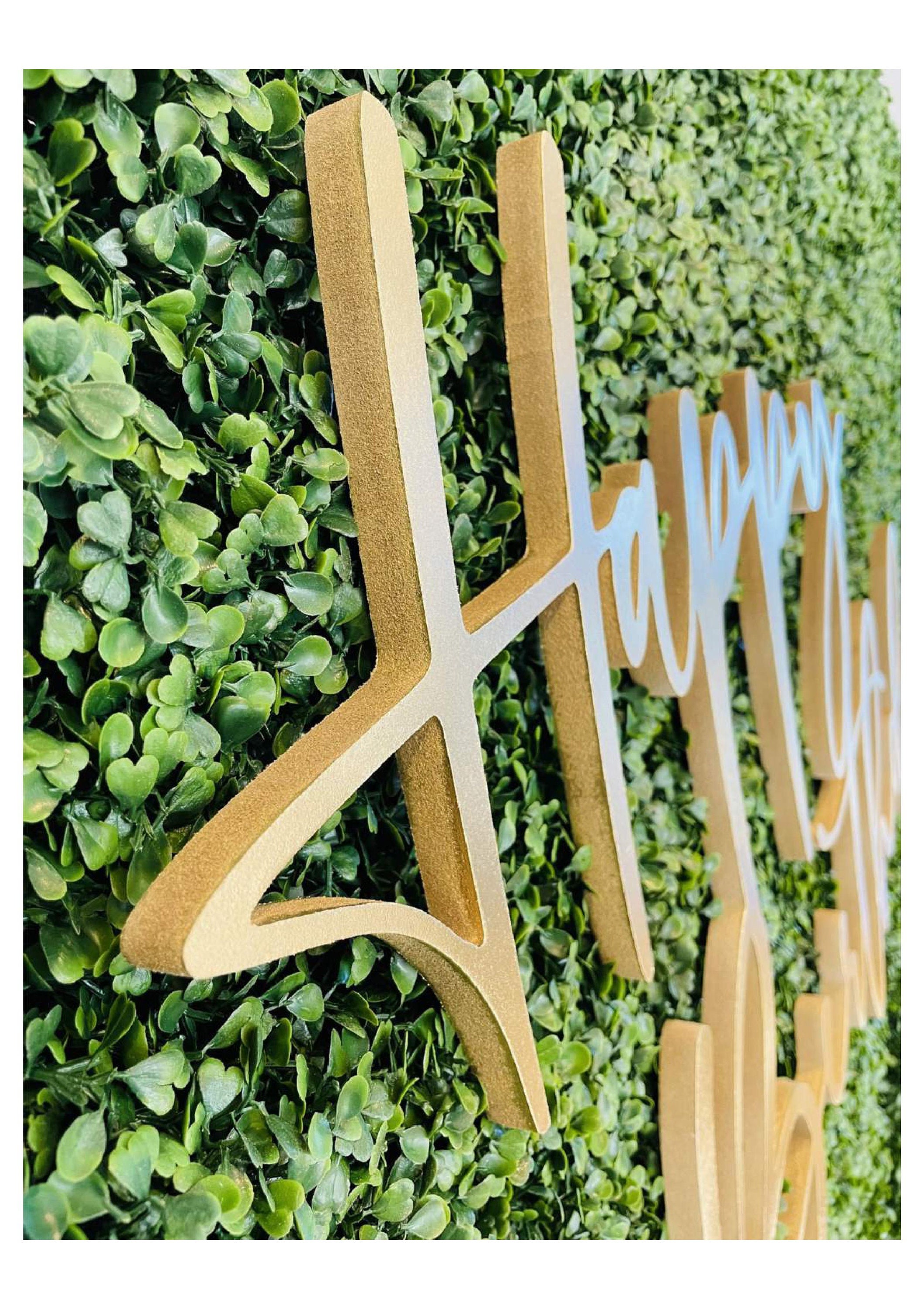 Happy Birthday Wood Sign - Gold - Etsy