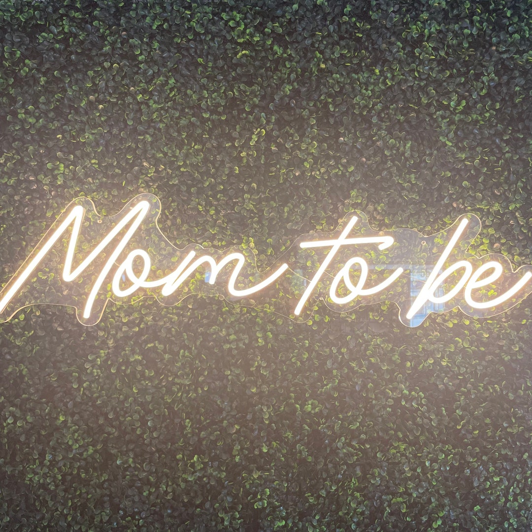 Mom to Be Neon Sign - Etsy
