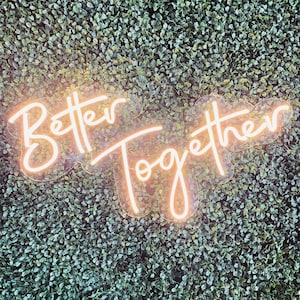 Better Together Neon Sign - Etsy