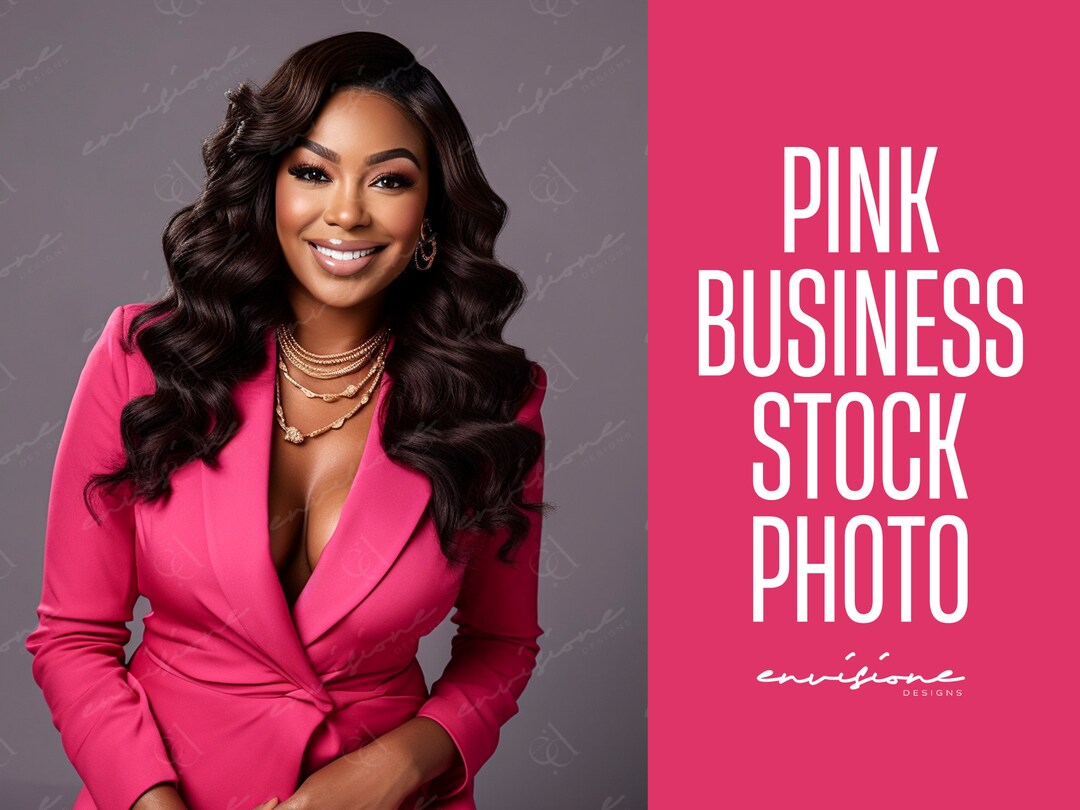 Pink CEO Stock Photo, Hair Stock Photo, Beauty Model, Instant Download ...