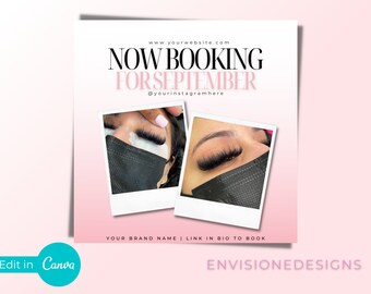 Now Booking Flyer - Etsy