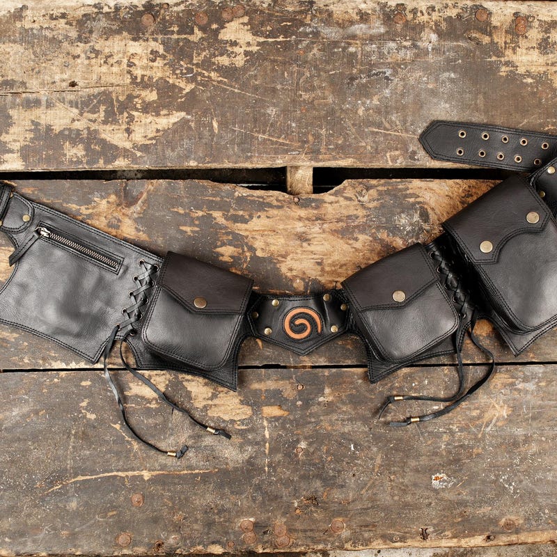 Multiple pocket belt bag - Etsy.de