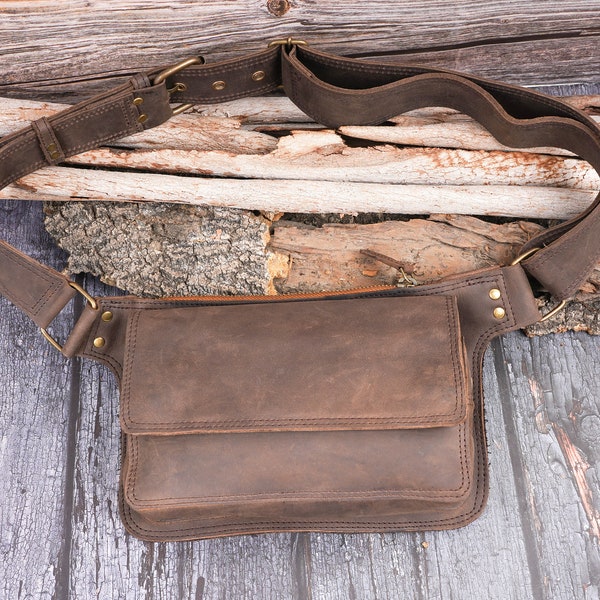 Leather Waist Bag - Etsy