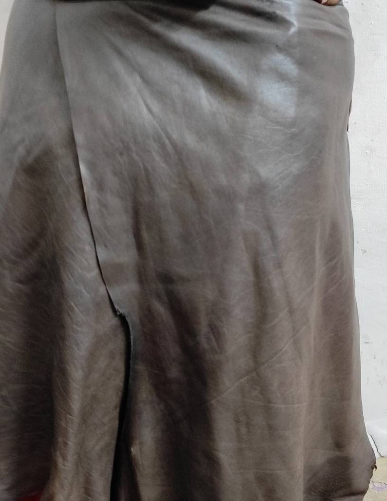 Leather Hand Made Skirt With Real Gems Stone for Women - Etsy
