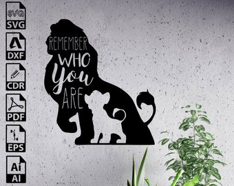 Lion Animals Digital Vector Download Laser Cnc Cut Svg Dxf Pdf - Etsy