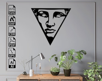 Faces Line Art Dxf Svg Digital Download Laser Cut Cnc Cutting - Etsy UK