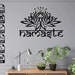 Namaste Lotus Yoga Dxf Meditation Svg Digital Download Laser Cut Cnc ...