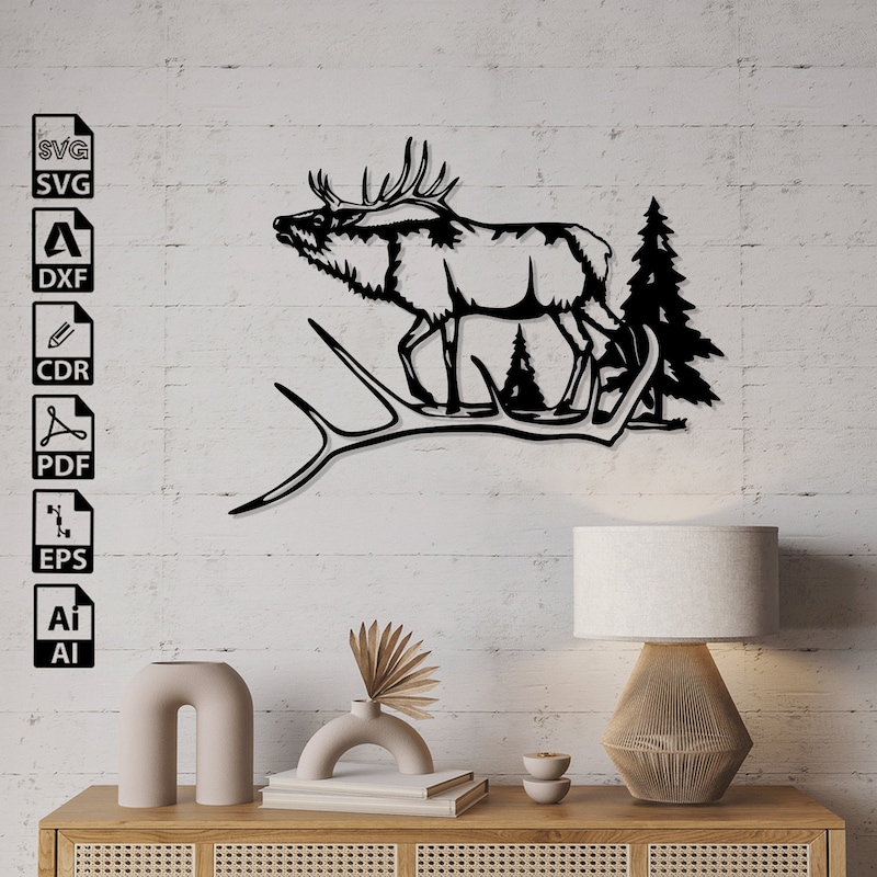Dxf Files for Elk - Etsy