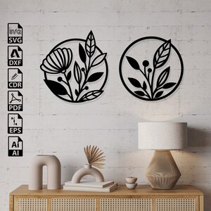 Flowers Poppy Dxf Svg Digital Download Laser Cut Cnc Cutting Router ...