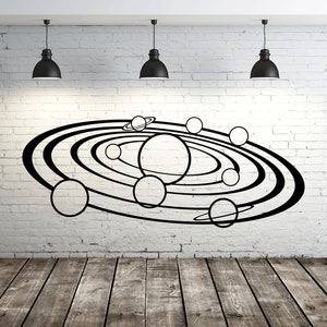 Solar System Planets Dxf Svg Pdf Digital Download Laser Cut Cnc Cutting ...
