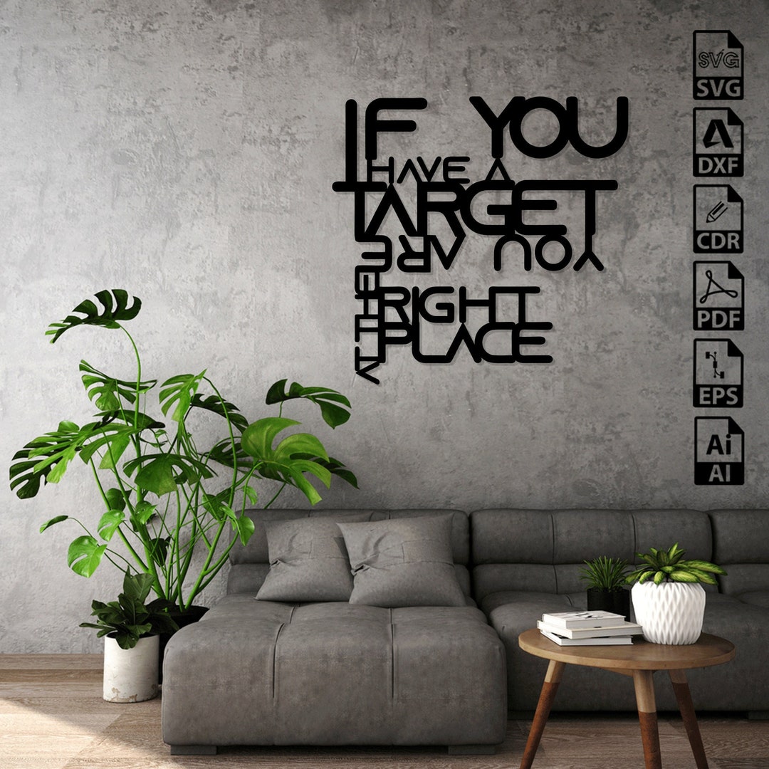 Target Laser Cut SVG DXF Files – Cricut, CNC, Wall Art, Vector ...