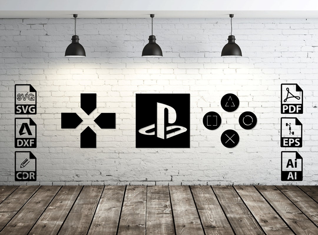 Gaming Console Joystick Laser Cut SVG DXF Files – Cricut, CNC, Wall Art ...