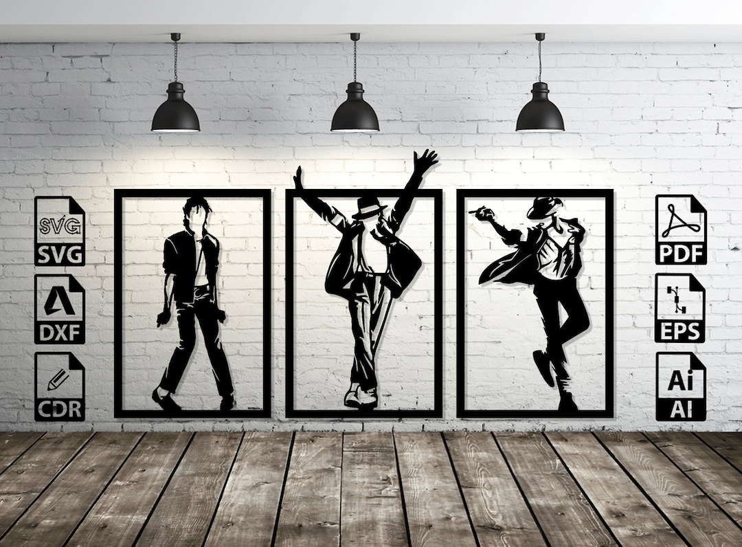 Michael Jackson Dxf Svg Digital Download Laser Cut Cnc Cutting - Etsy ...