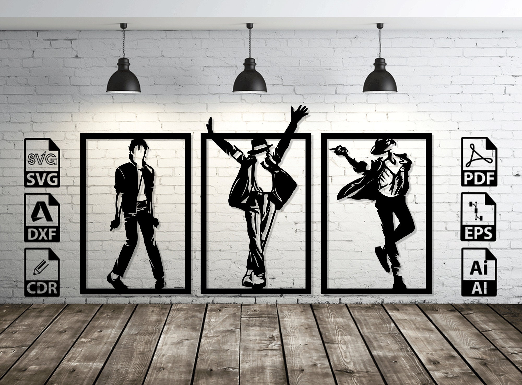 Michael Jackson Silhouette Vector