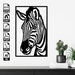 Zebra Dxf Zebra Svg Pdf Digital Download Laser Cut Cnc Cutting Router ...