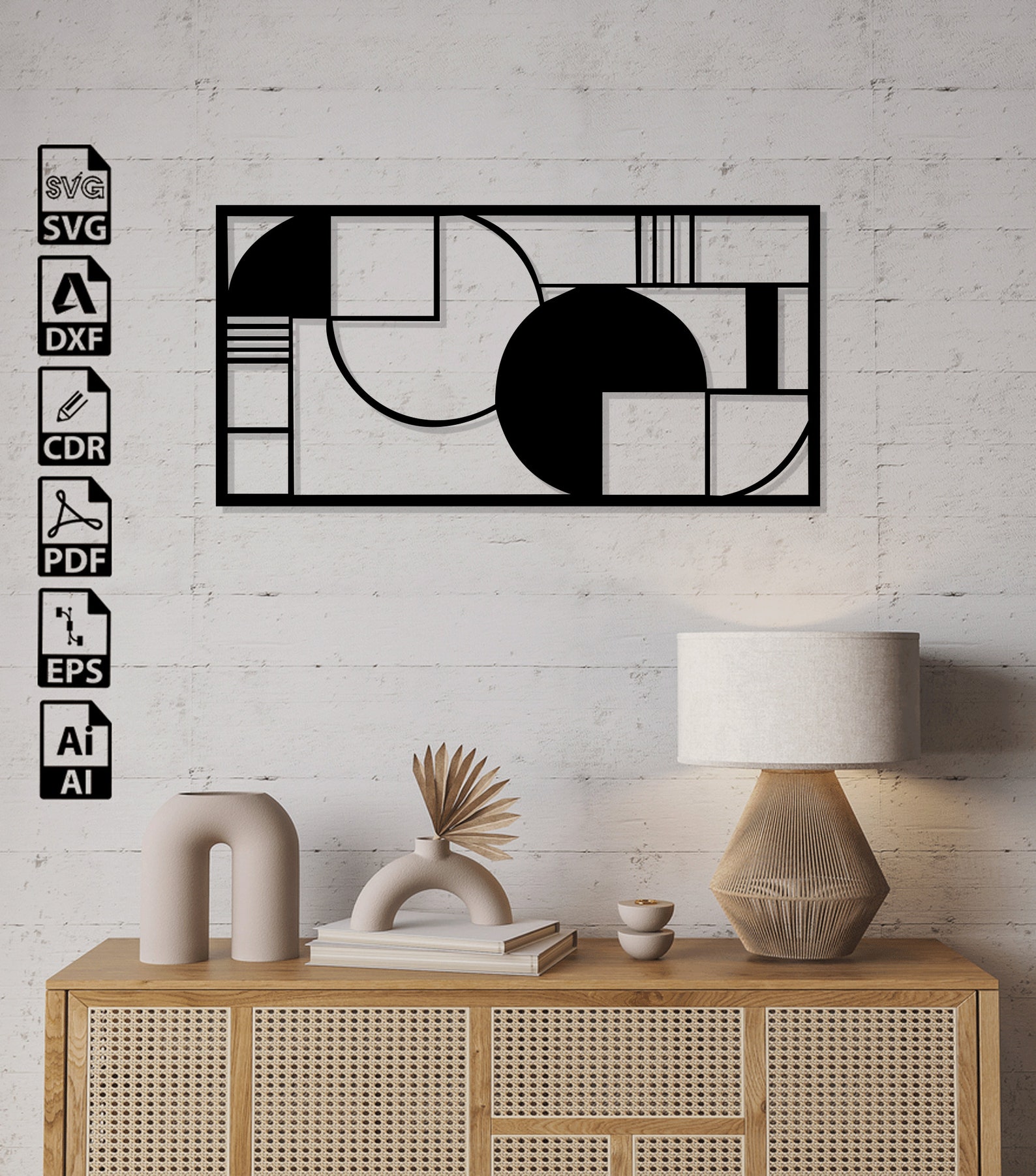 Metal Decor Dxf Svg Pdf Digital Download Laser Cut Cnc Cutting - Etsy