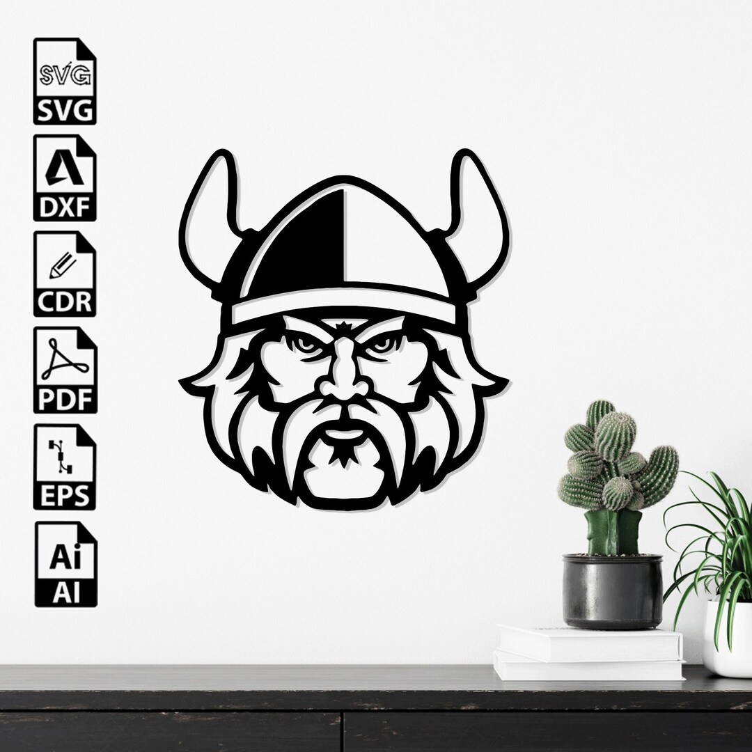 Viking Laser Cut File: CNC, Cricut, Wall Art (digital Download) - Etsy