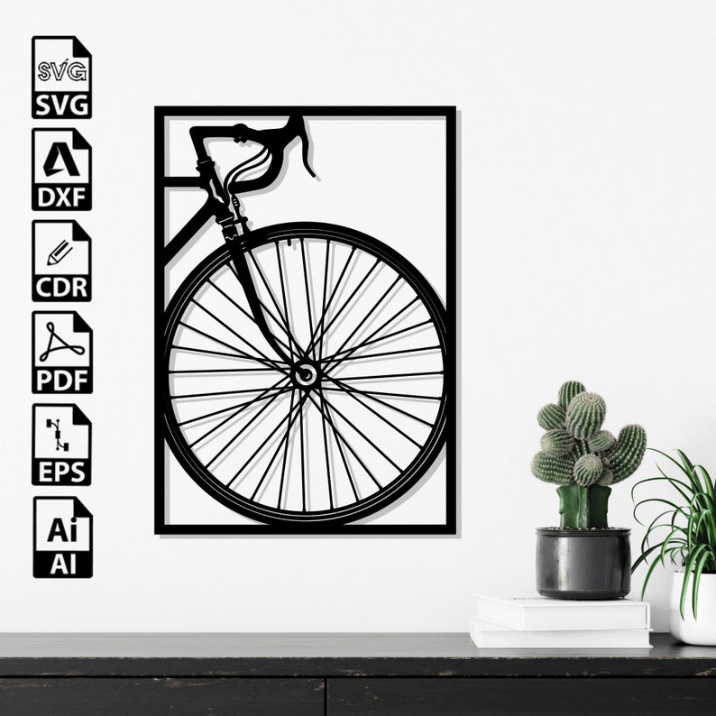 Bicycle Bike Cycle Dxf Svg Pdf Digital Download Laser Cut Cnc - Etsy