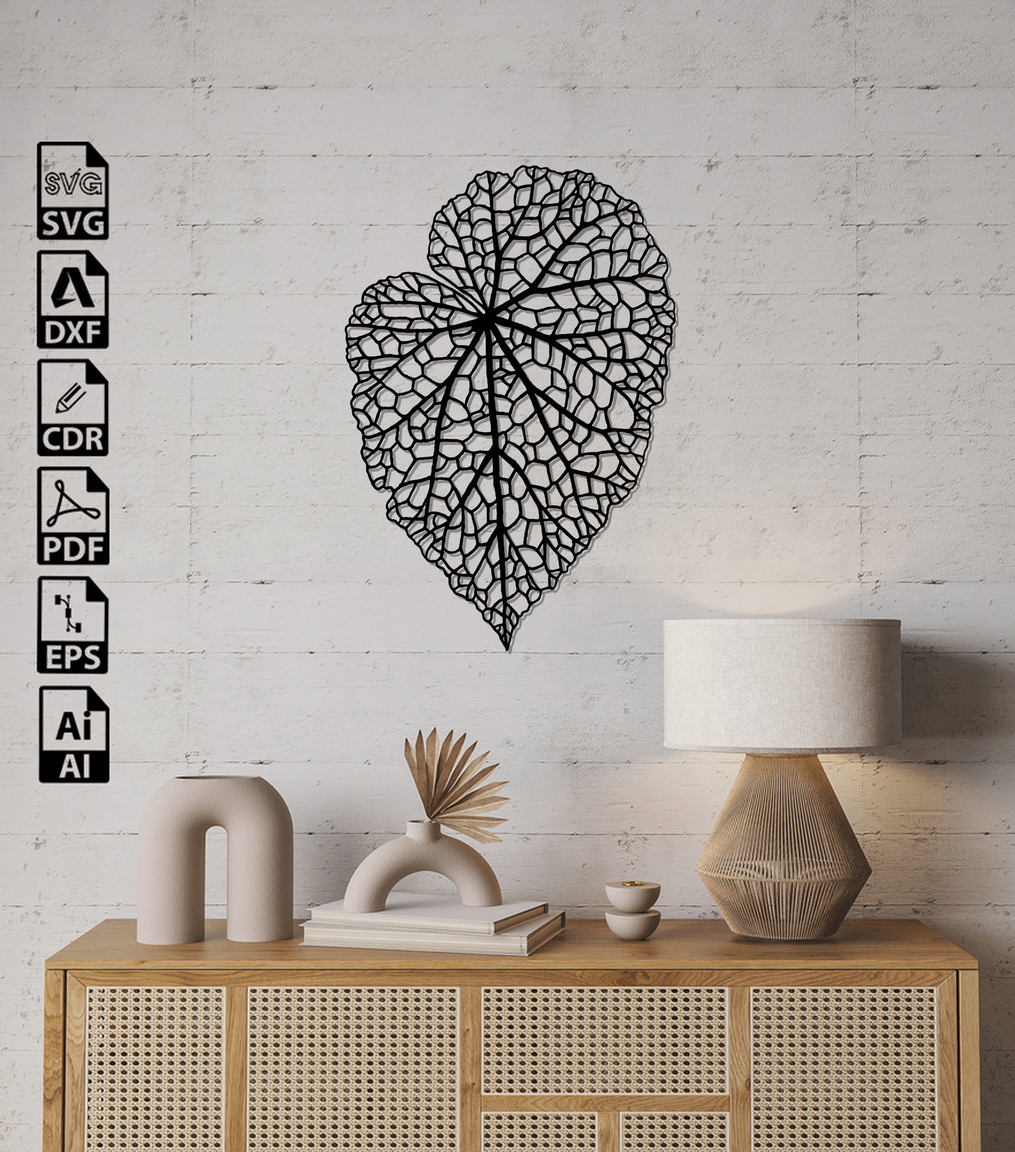 Leaf Dxf Tree Svg Digital Download Laser Cut Cnc Cutting - Etsy