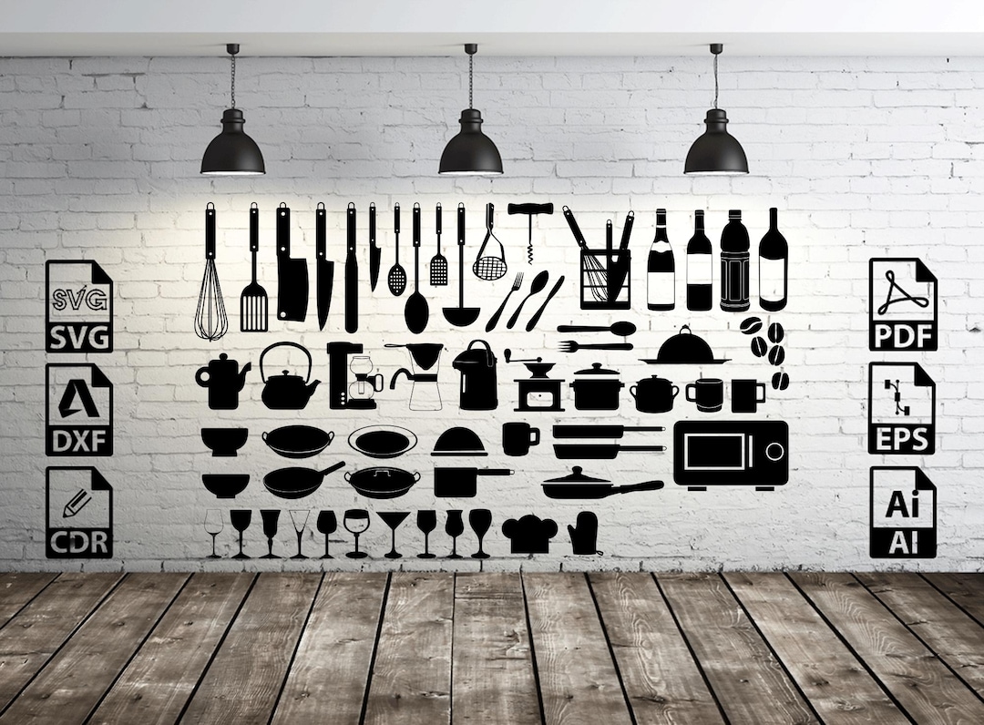 Laser Cut SVG DXF Files – Cricut, CNC, Wall Art, Vector, Template ...