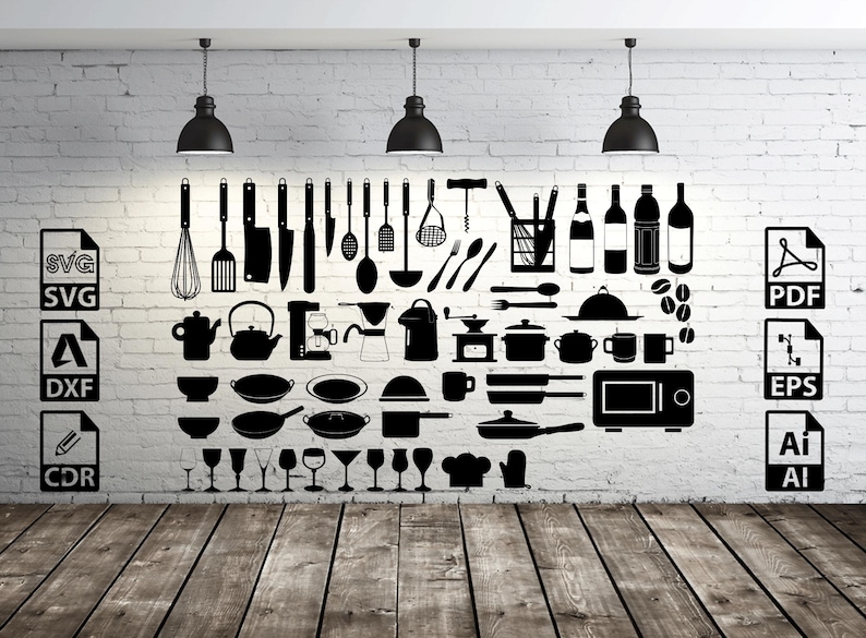 Laser Cut SVG DXF Files – Cricut, CNC, Wall Art, Vector, Template ...